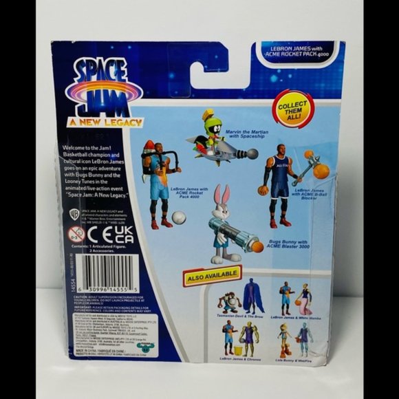 Toys | Space Jam New Legacy Lebron James 5 Inch Action Figure W Acme ...